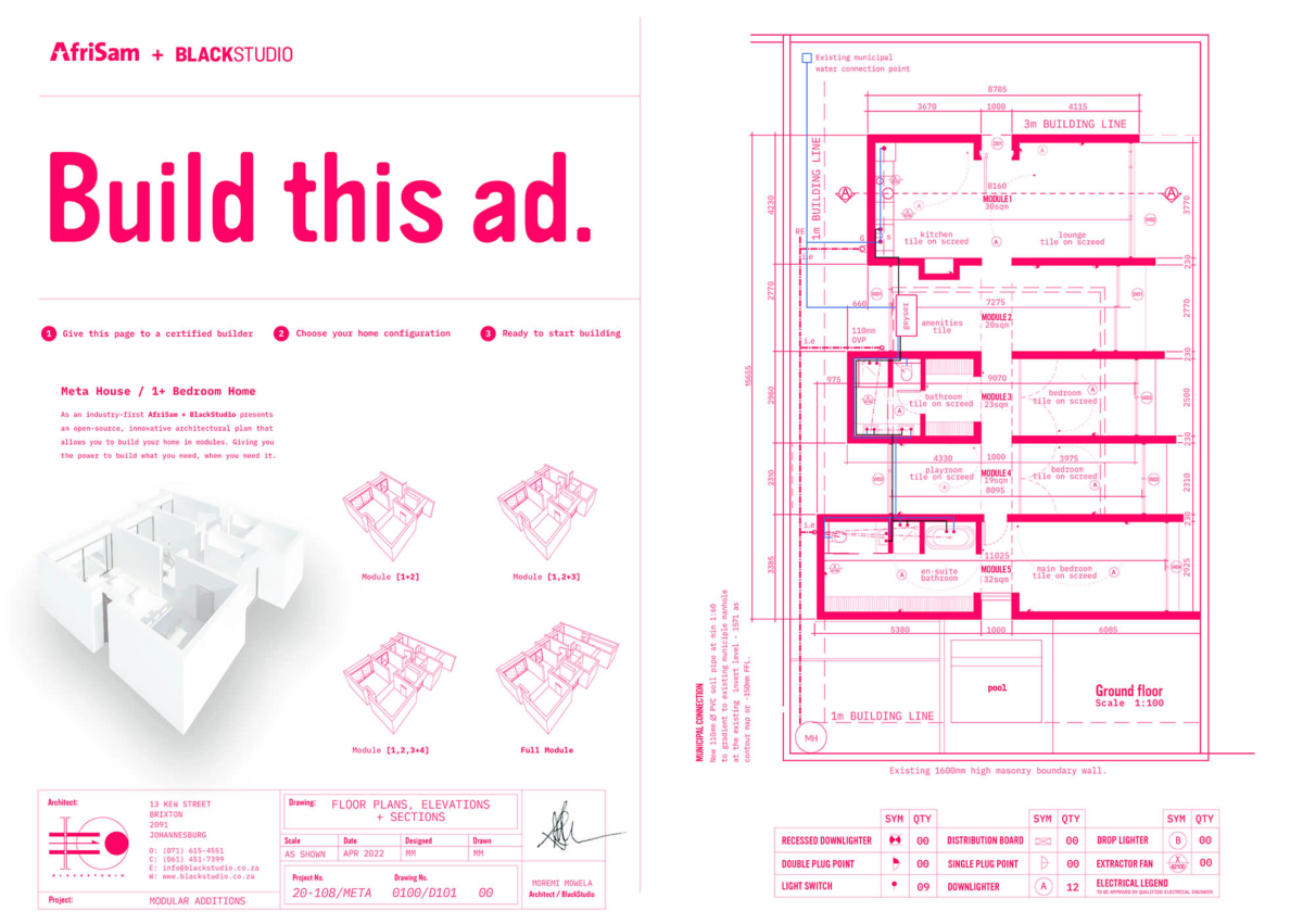 AfriSam + BlackStudio 'Construction Material Plan (a)' - IDIDTHAT.co