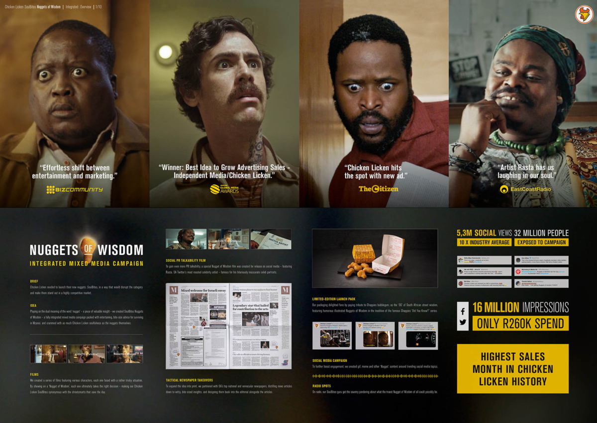 Chicken Licken 'Nuggets of Wisdom' - IDIDTHAT.co